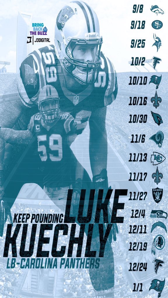 PANTHERS SCHEDULES: Printable Posters & Wallpapers | Bring Back the Buzz