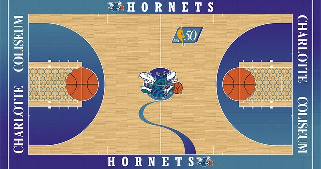Evolution of the Court for 30+ Years of Charlotte NBA | Bring Back the Buzz